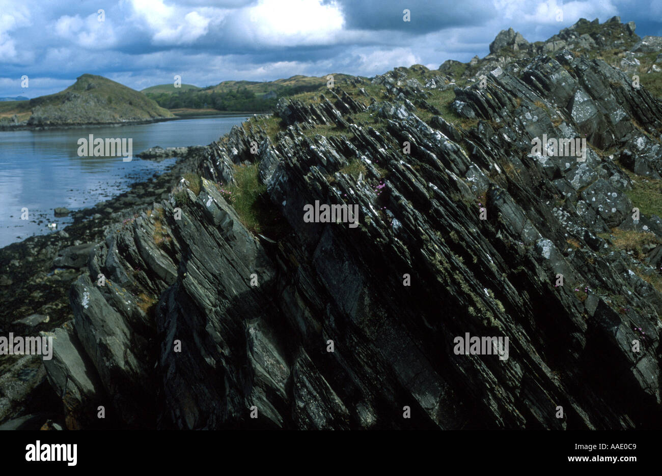 Coastal scenery on the Craignish peninsula looking towards Shuna Argyll ...