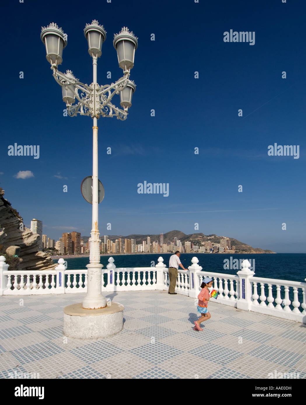 Balcon del Mediterraneo Benidorm Costa Blanca Spain Stock Photo - Alamy