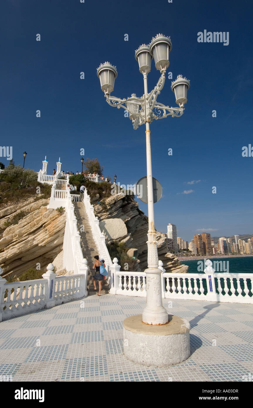 Balcon del Mediterraneo Benidorm Costa Blanca Spain Stock Photo - Alamy