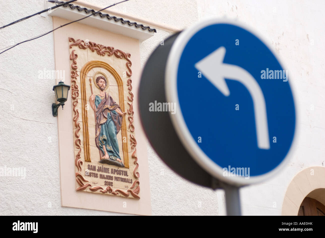 Church of St Jaime the Apostle Benidorm Costa Blanca Spain Stock Photo ...