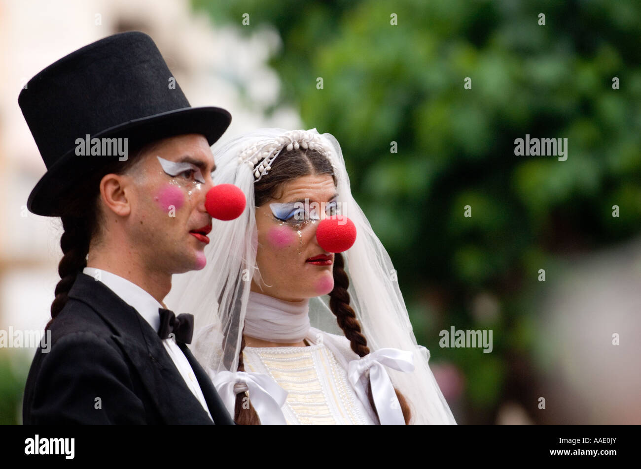 Spanish faces in Benidorm Costa Blanca Spain Stock Photo - Alamy