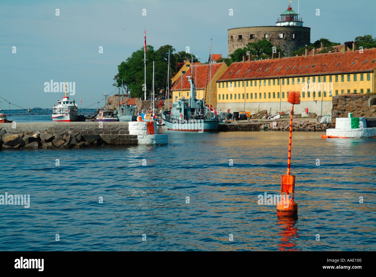 Approach to Christianso Island Harbour Bornholm Denmark in the Baltic ...