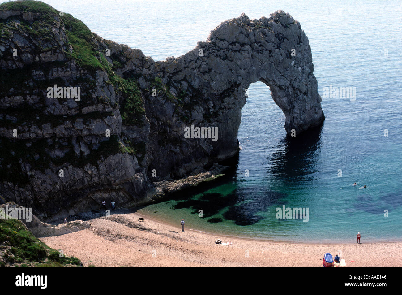 Durdle door arch near Lulworth Cove Dorset England Stock Photo - Alamy