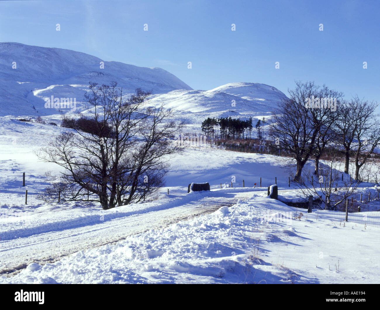 Scottish countryside road perthshire hi-res stock photography and ...