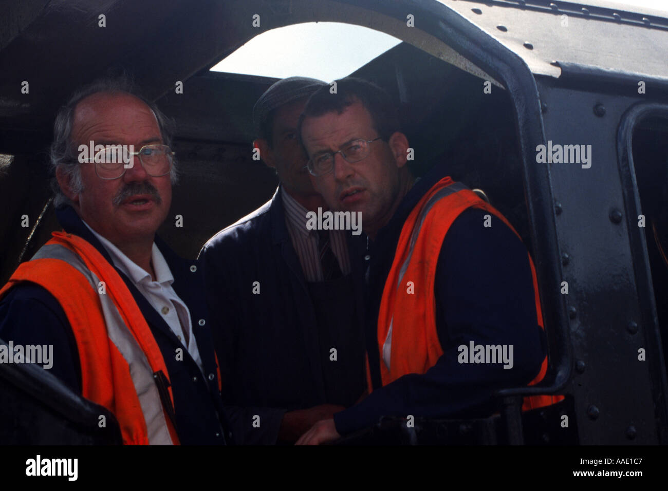 Engineer train in england hi-res stock photography and images - Alamy