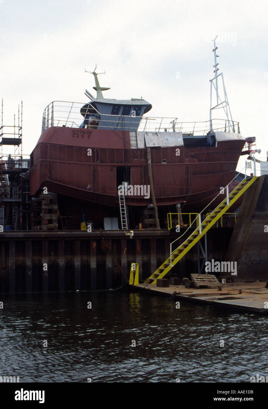 ship building in whitby Stock Photo - Alamy