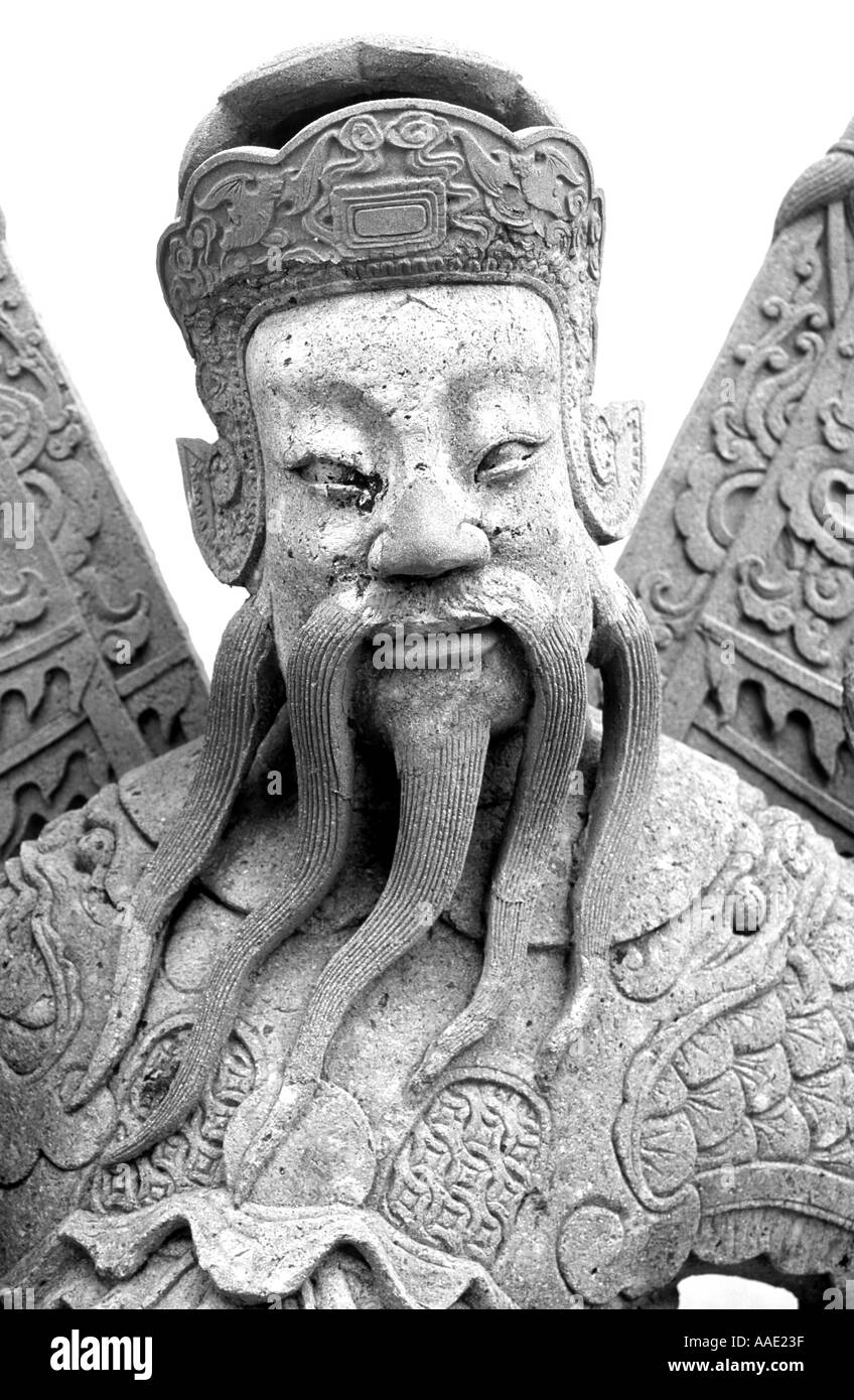 Guardian in thai temple Black and White Stock Photos & Images - Alamy