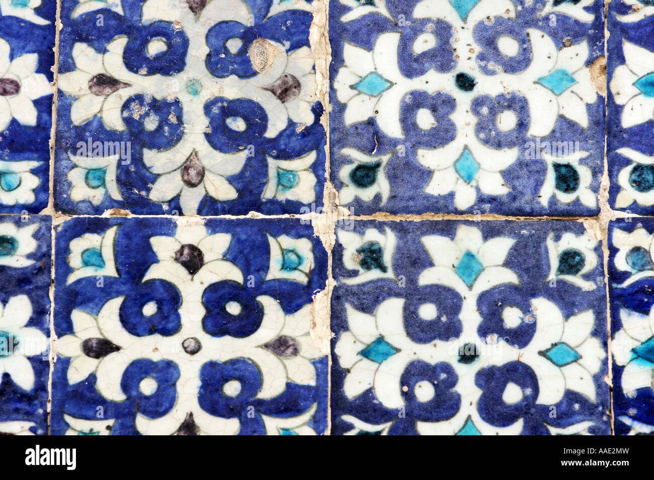 Mosaic walls of The Umayyad Great Mosque, Old Town Damascus, Syria ...