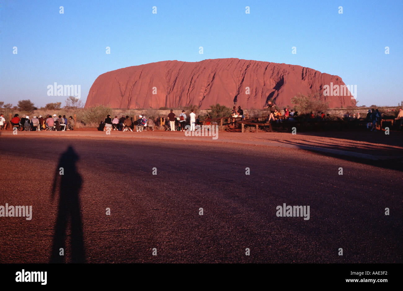 Uluru previously known as Ayers Rock in central Australia Stock Photo ...