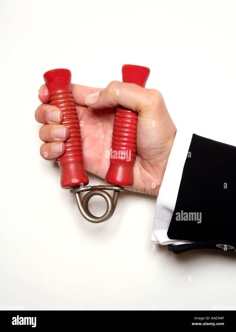 Hand squeezing a handgrip hi-res stock photography and images - Alamy