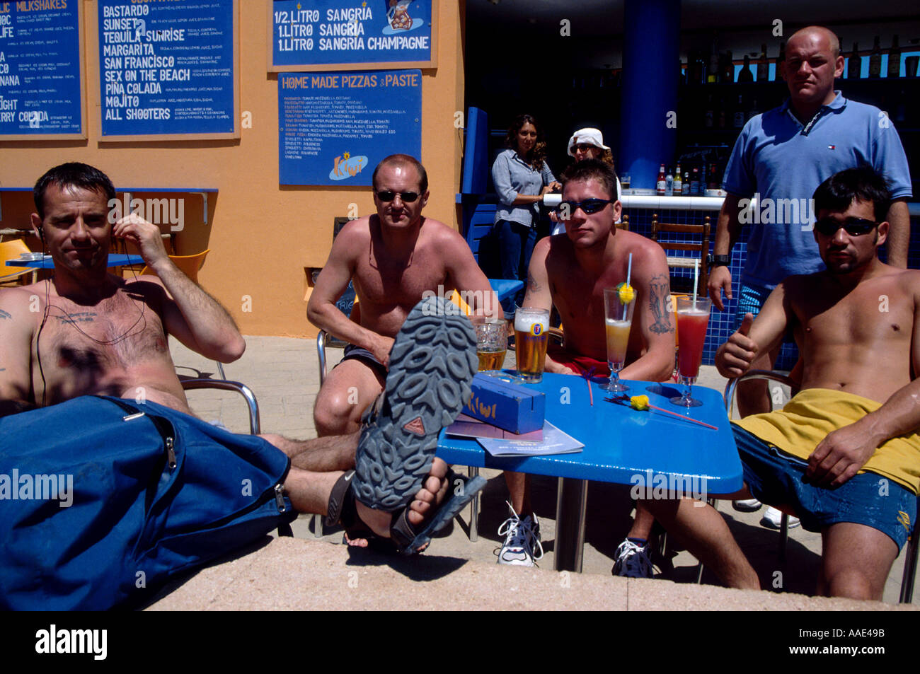 Lads holiday spain hi-res stock photography and images - Alamy