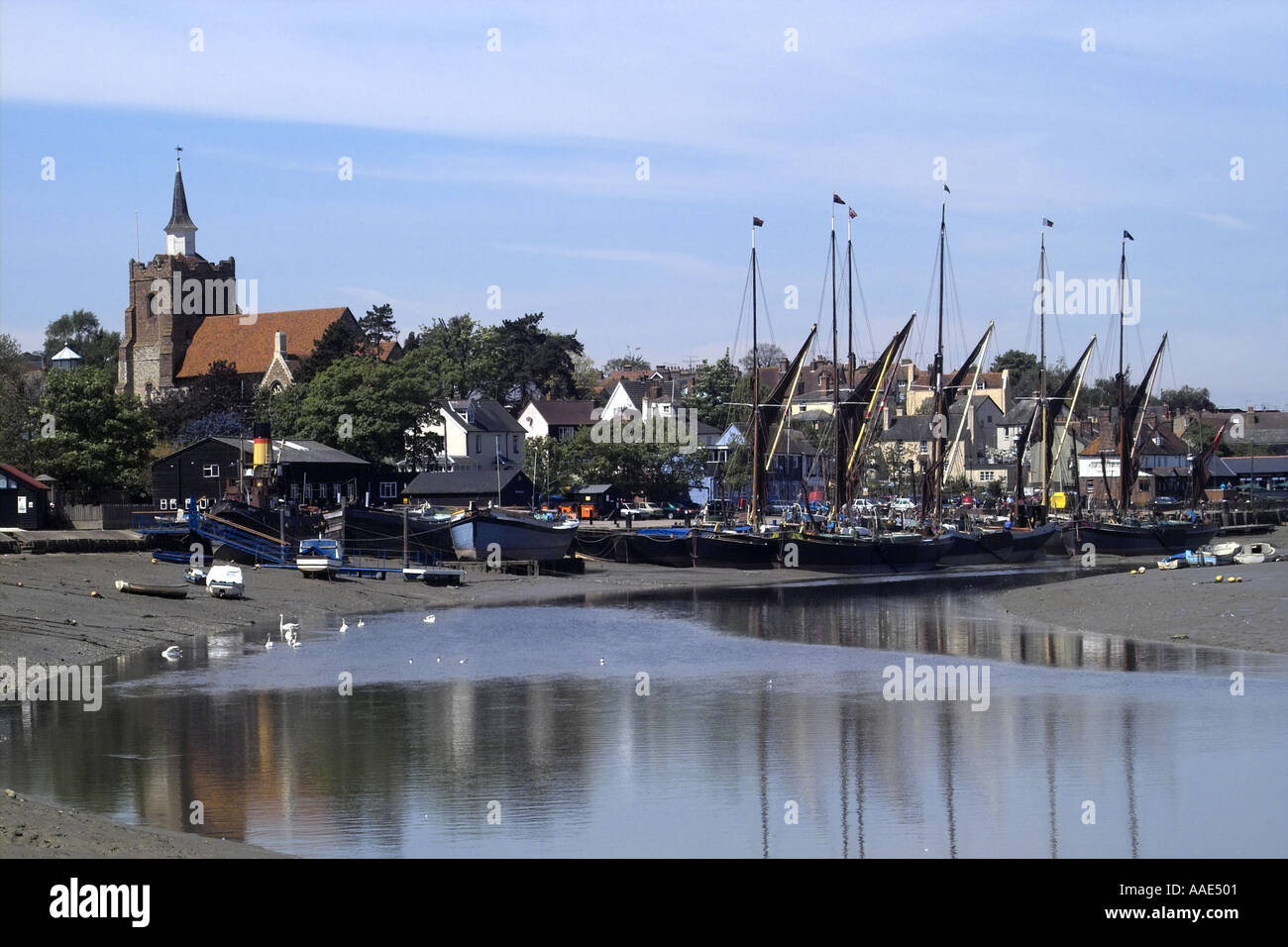 Hythe Quay Maldon Essex Stock Photo - Alamy