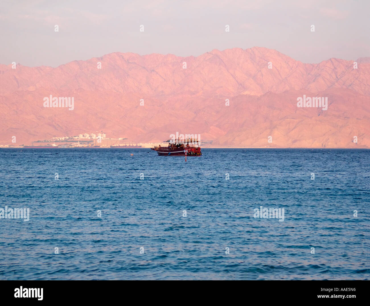 Blue Red sea Stock Photo - Alamy