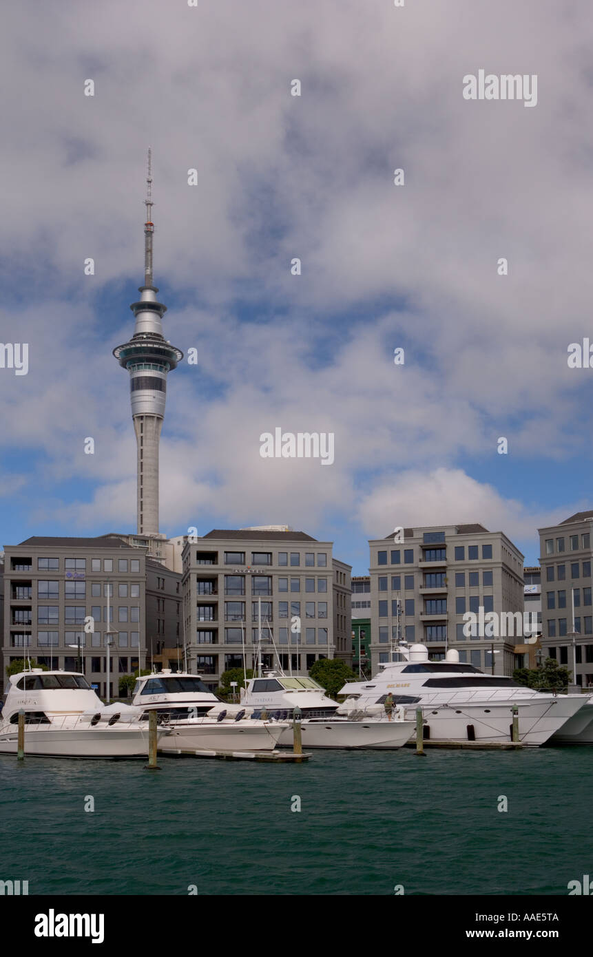 Auckland harbour harbourside viaduct harbour auckland new zealand hi ...