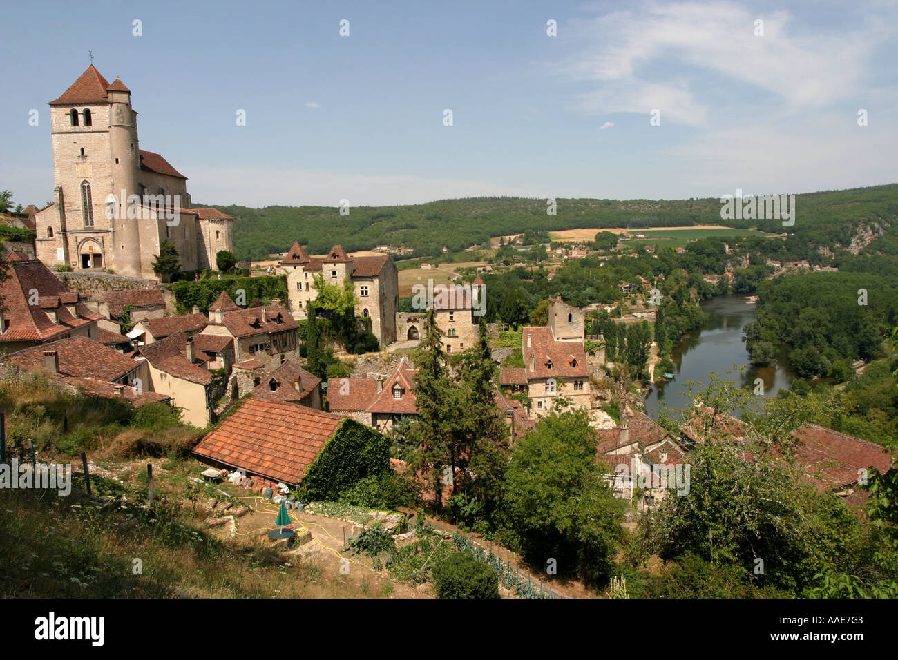 Dordogne france st cirq lapopie hi-res stock photography and images - Alamy