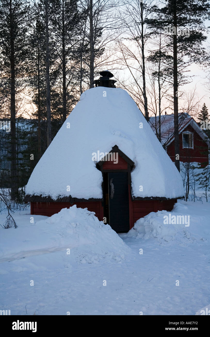 Traditional wooden wigwam hi-res stock photography and images - Alamy
