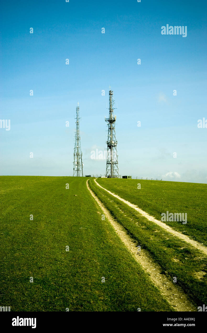 Transmitter masts hi-res stock photography and images - Alamy