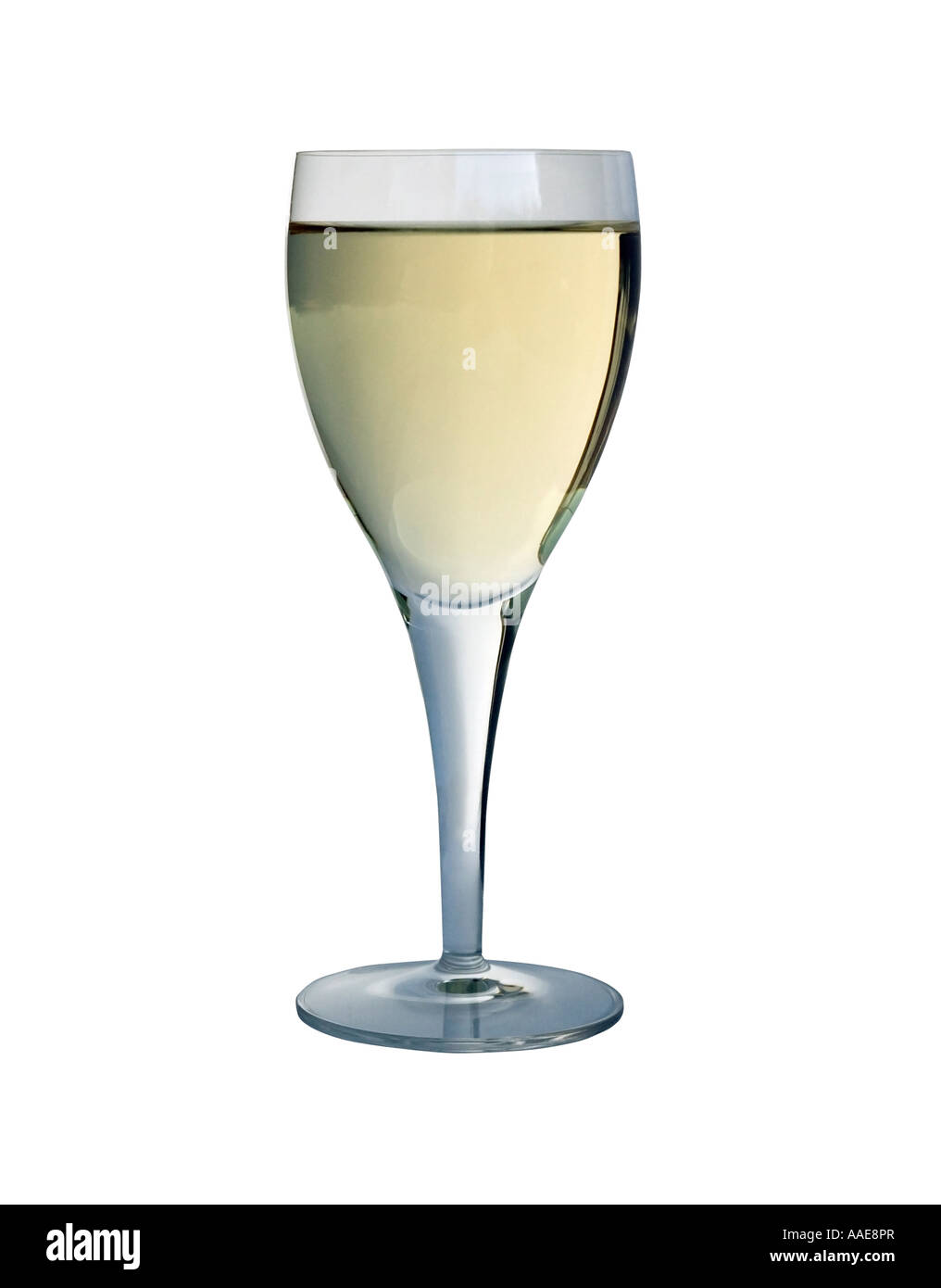 Glass of white wine Stock Photo - Alamy