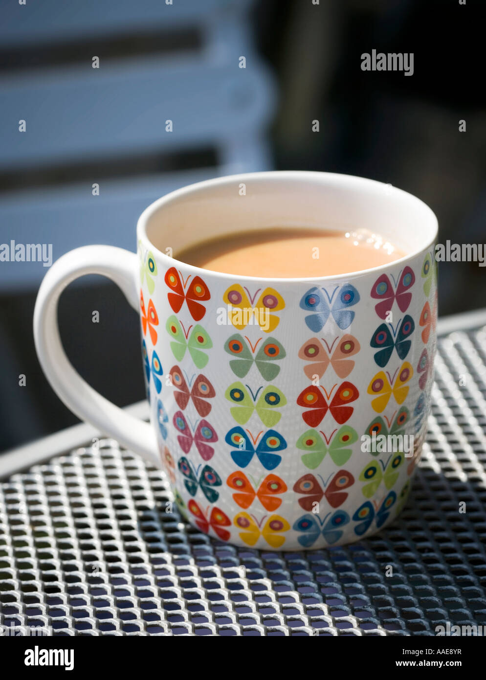 A working mug of tea Stock Photo - Alamy