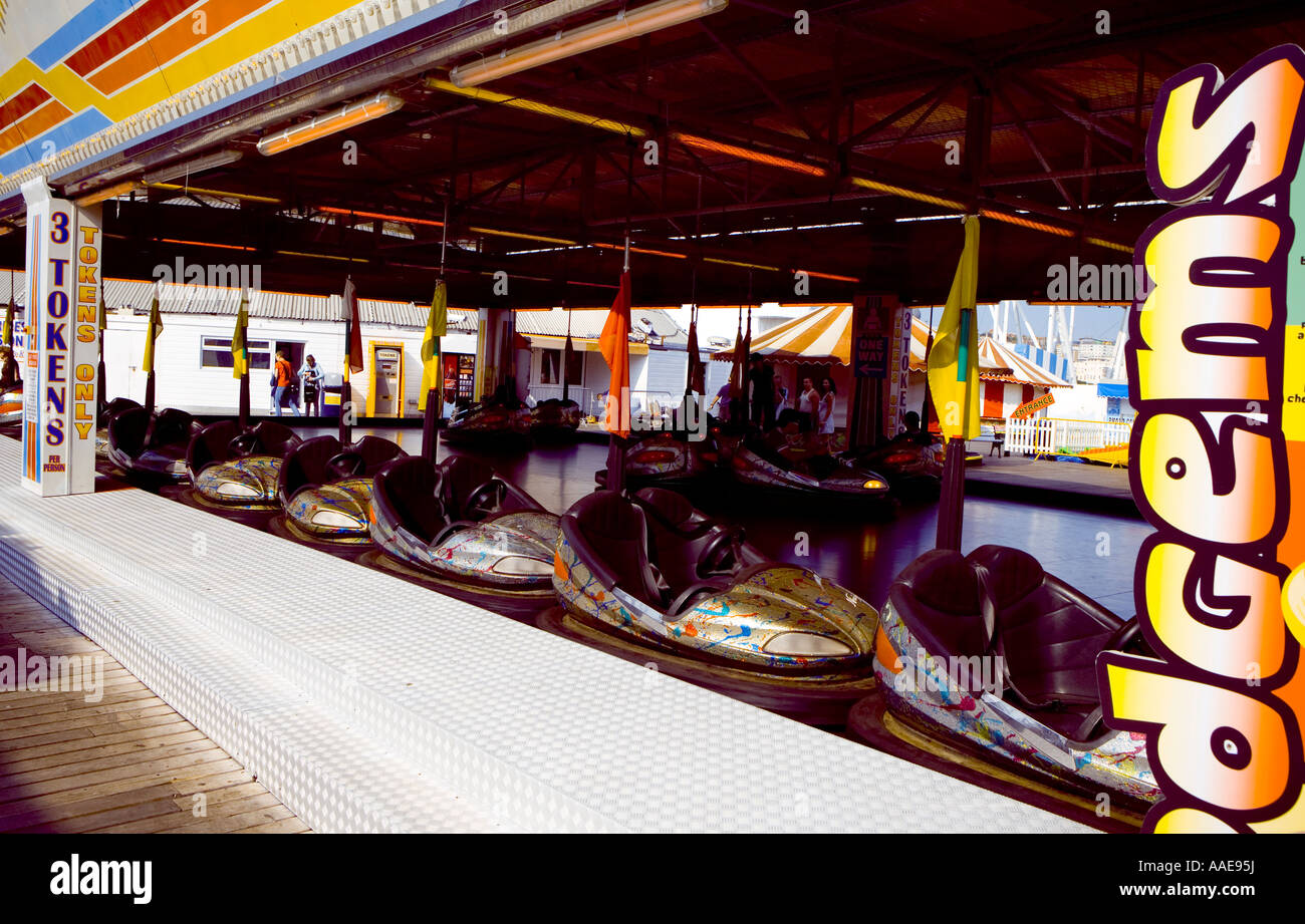 Dodgems at the end of the pier Stock Photo - Alamy