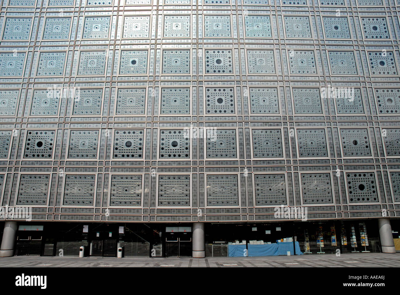 IMA Institut du Monde Arabe Paris France By Jean Nouvel architect Stock ...