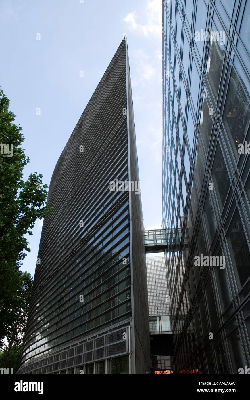 IMA Institut du Monde Arabe Paris France By Jean Nouvel architect Stock ...