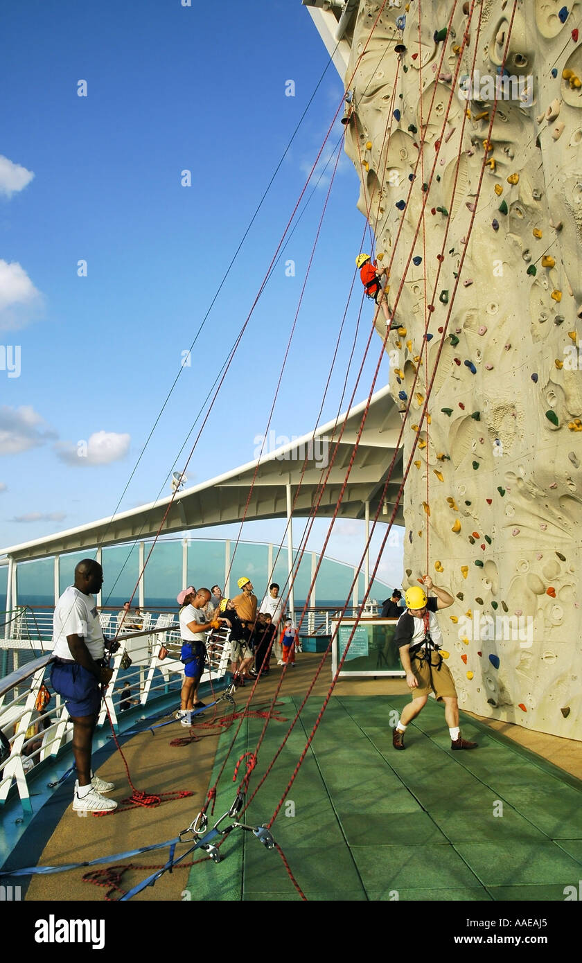 Climbing wall on ship hi-res stock photography and images - Alamy