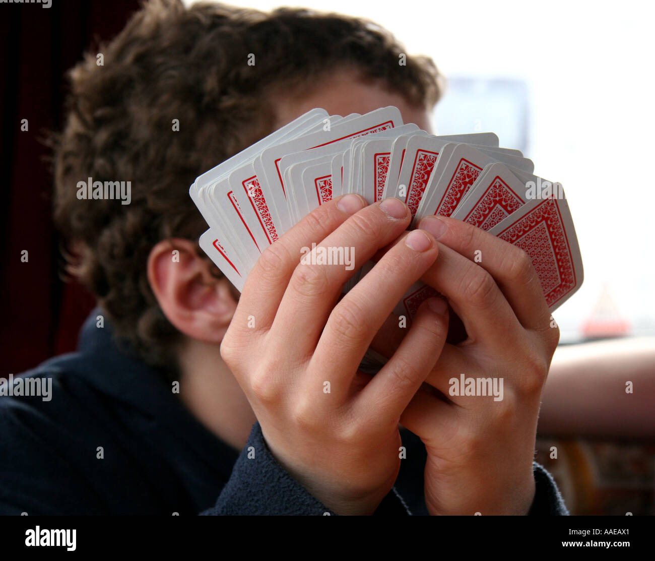 hand of cards Stock Photo - Alamy