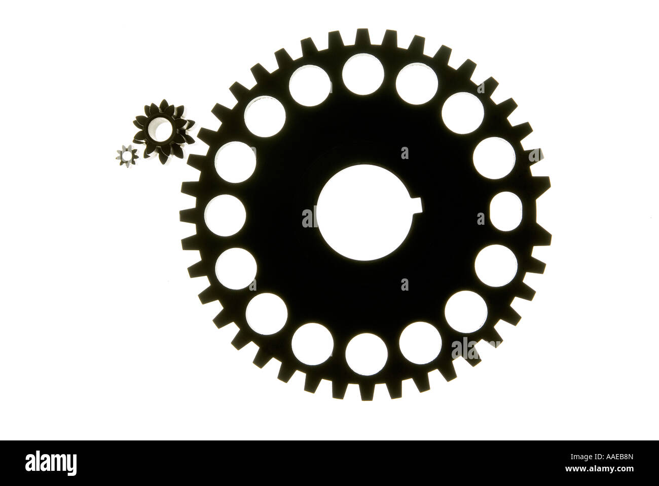 silhouette of gears Stock Photo - Alamy