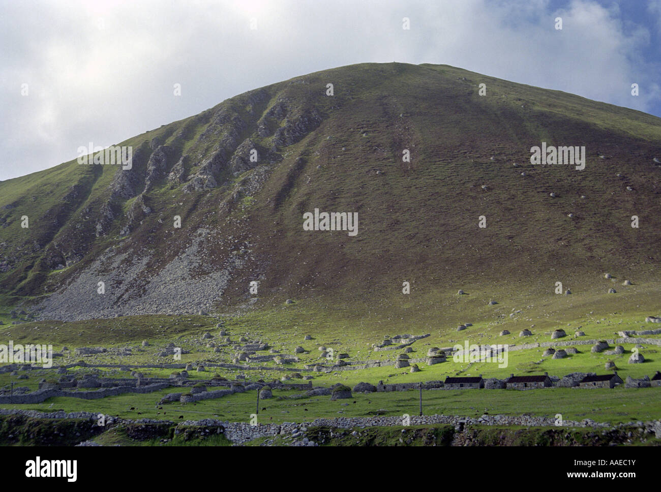 st kilda village bay conachair national trust for scotland western ...