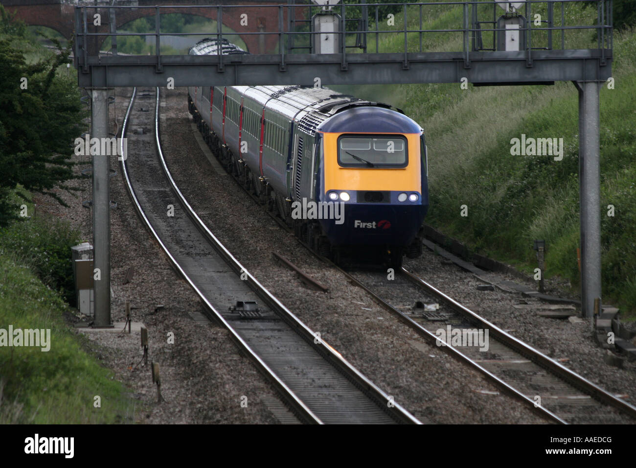 First Great Western High Speed Passenger Train Stock Photo - Alamy