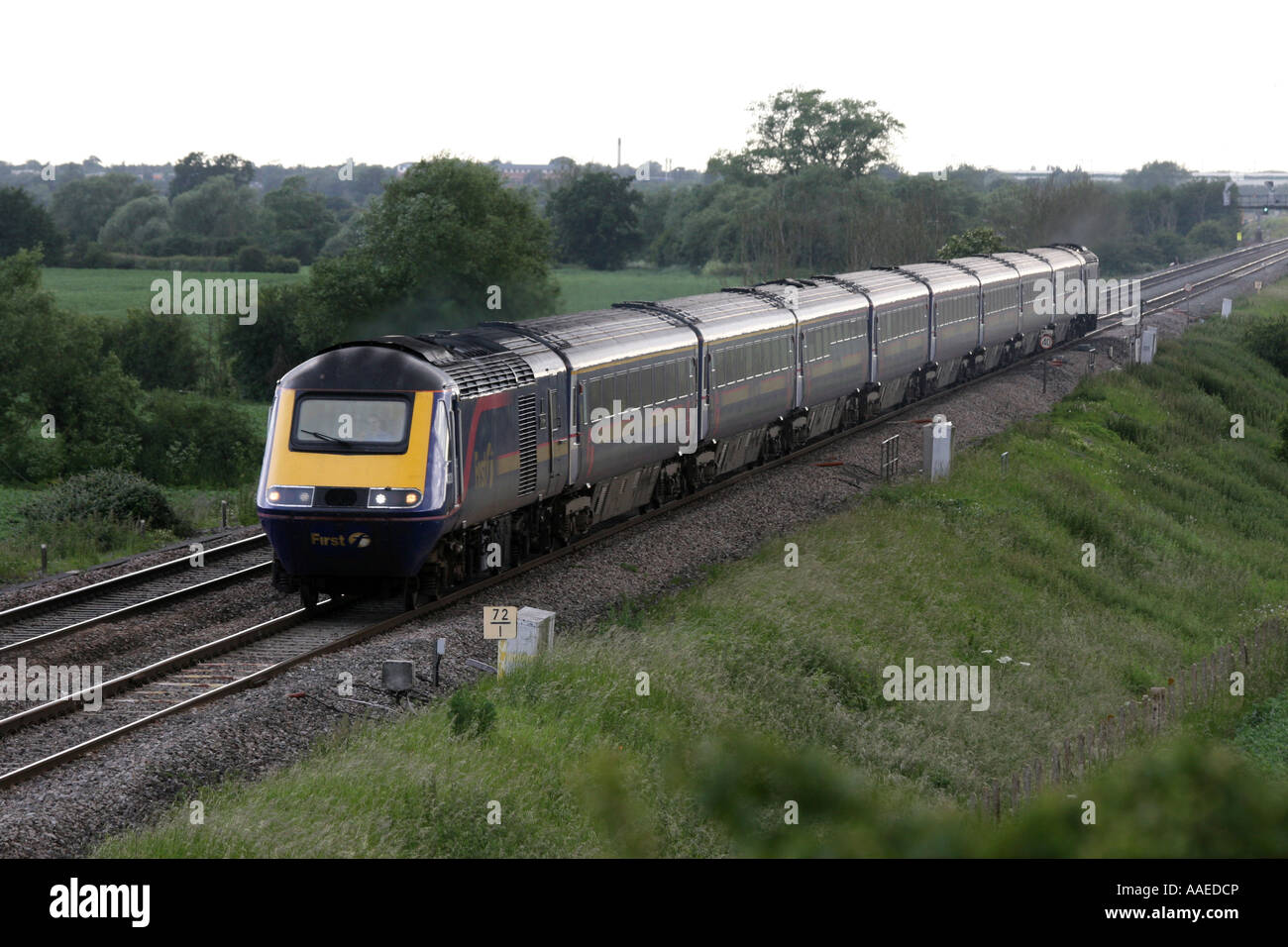 First Great Western High Speed Passenger Train Stock Photo - Alamy