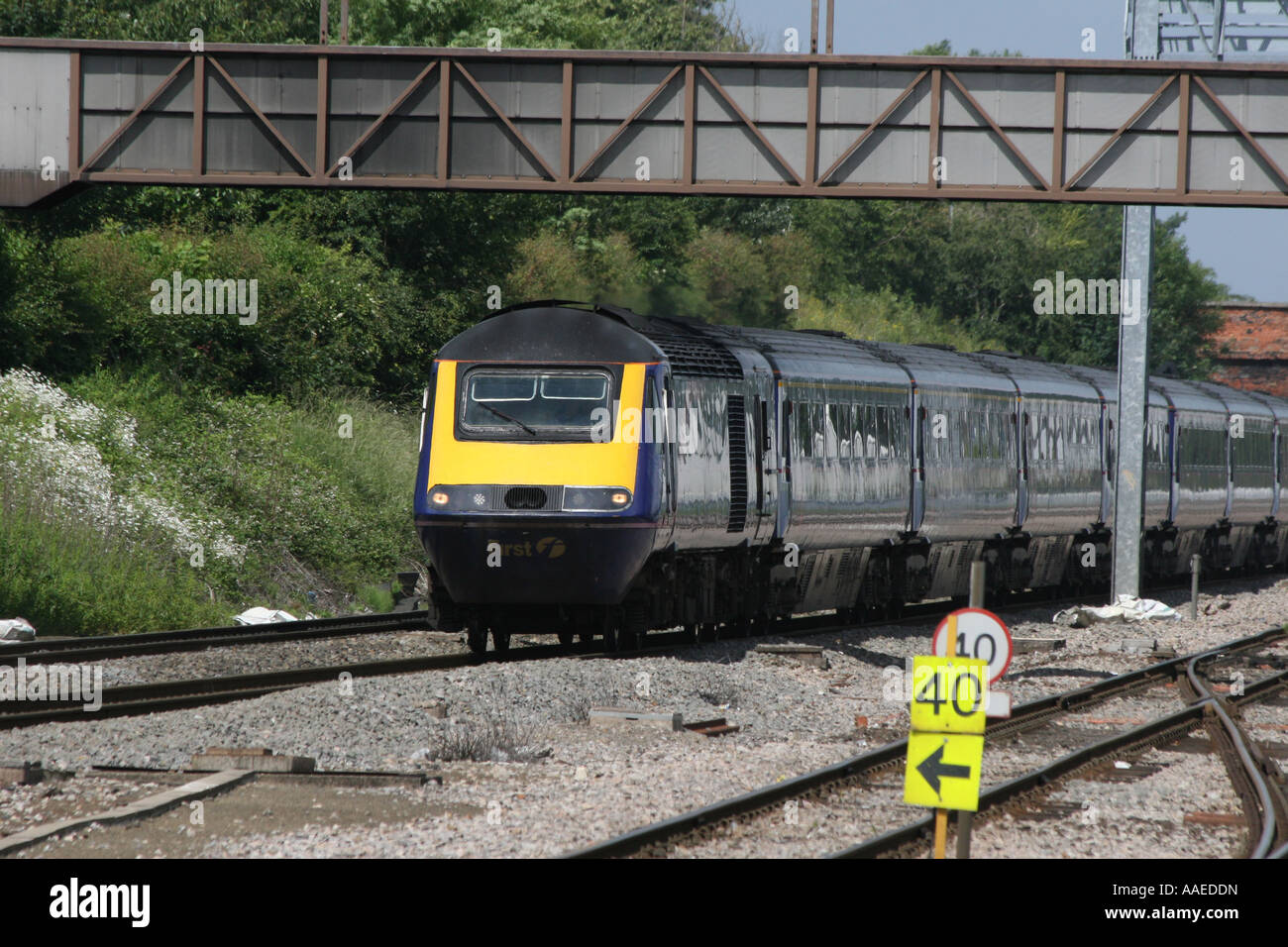 First Great Western High Speed Passenger Train Stock Photo - Alamy