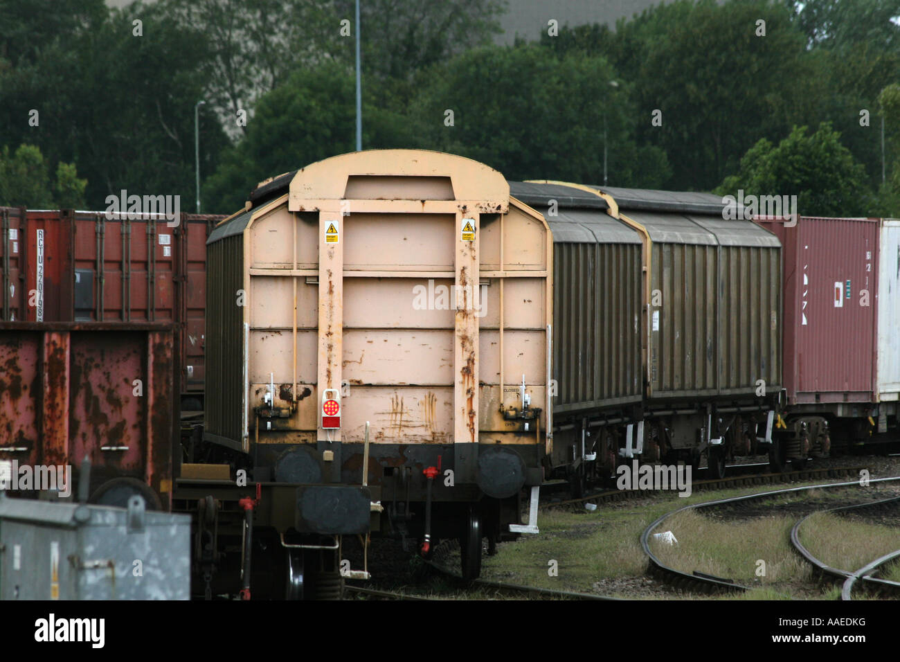 Long line of ballast wagons hi-res stock photography and images - Alamy