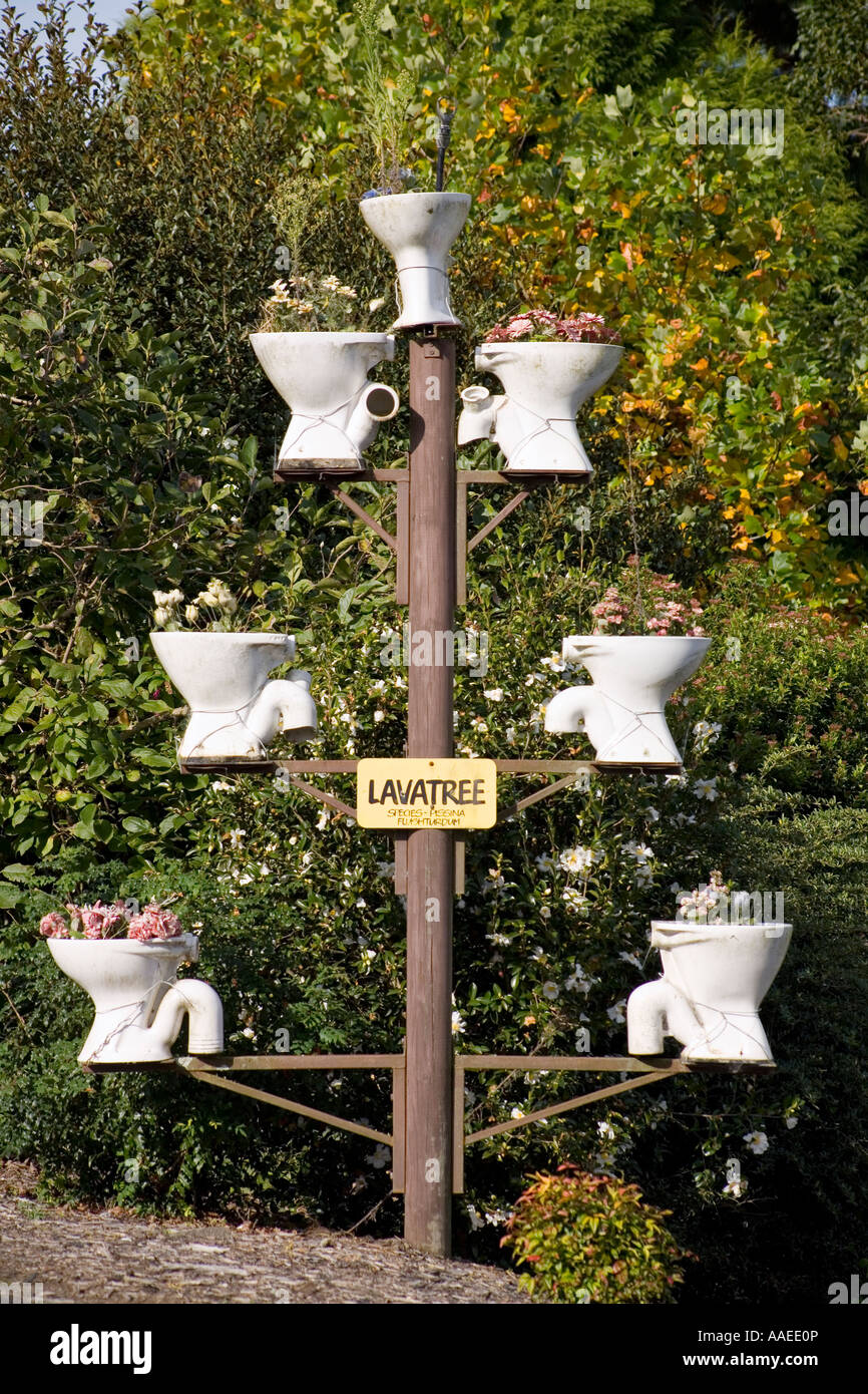 a tree of toilets Stock Photo - Alamy