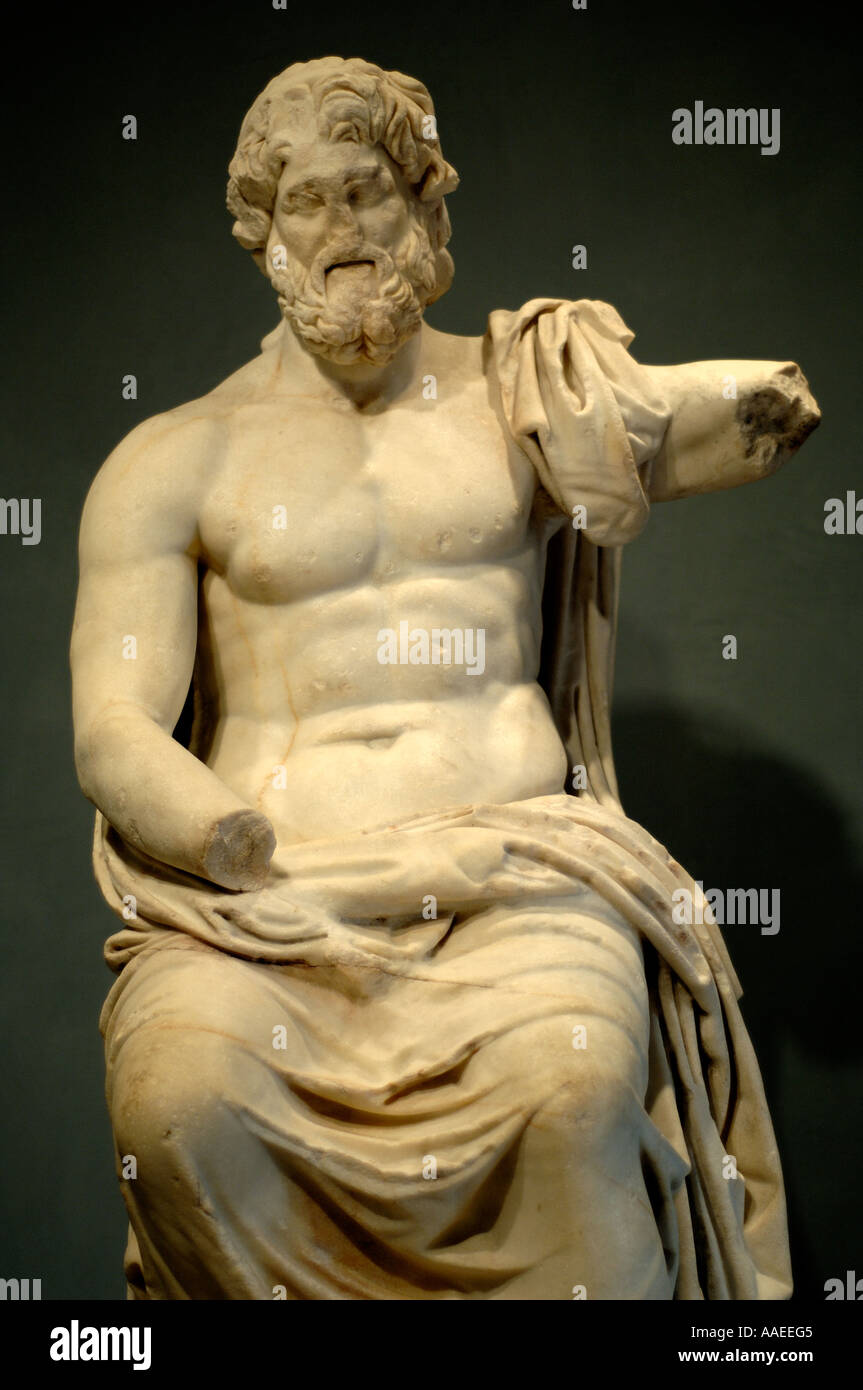 Marbury Hall Zeus Roman, Italy, A.D. 1 - 100 Marble at the Getty Villa ...