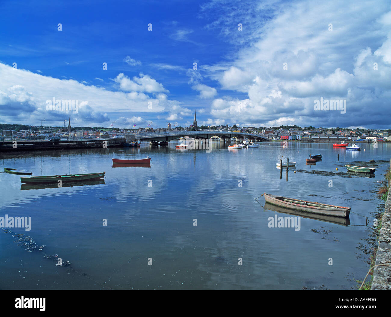 wexford town river slaney, county wexford, old viking coastal port town ...