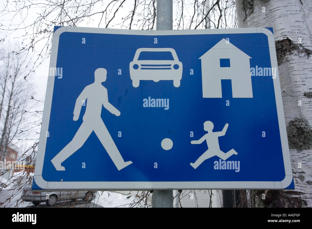 Recidential precinct traffic sign mark hi-res stock photography and ...