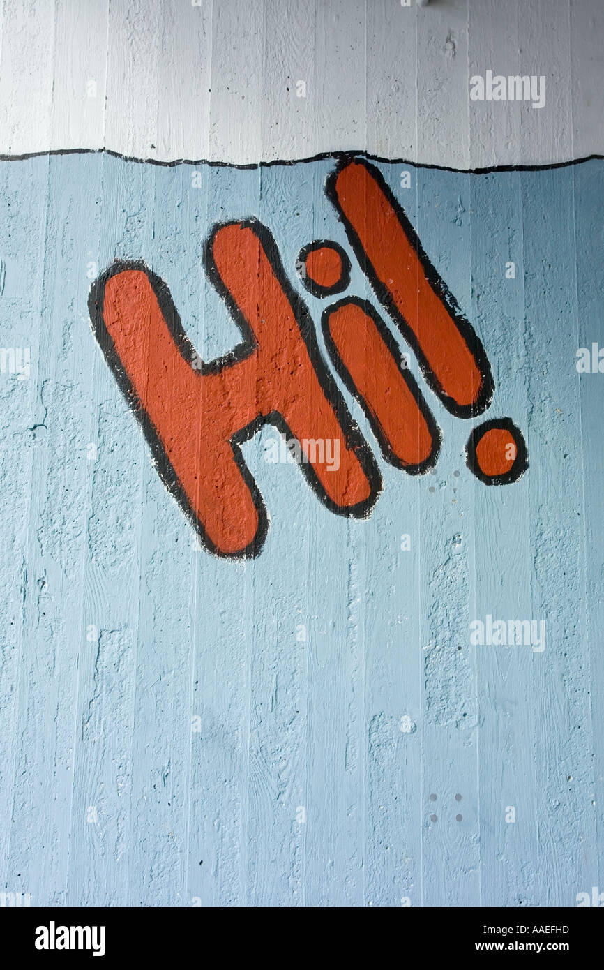 Exclamation mark graffiti hi-res stock photography and images - Alamy