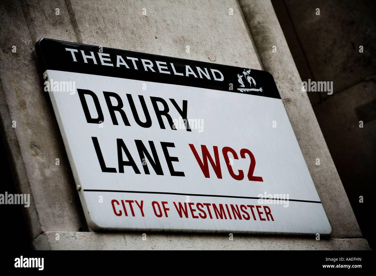 Drury Lane road signs Stock Photo - Alamy