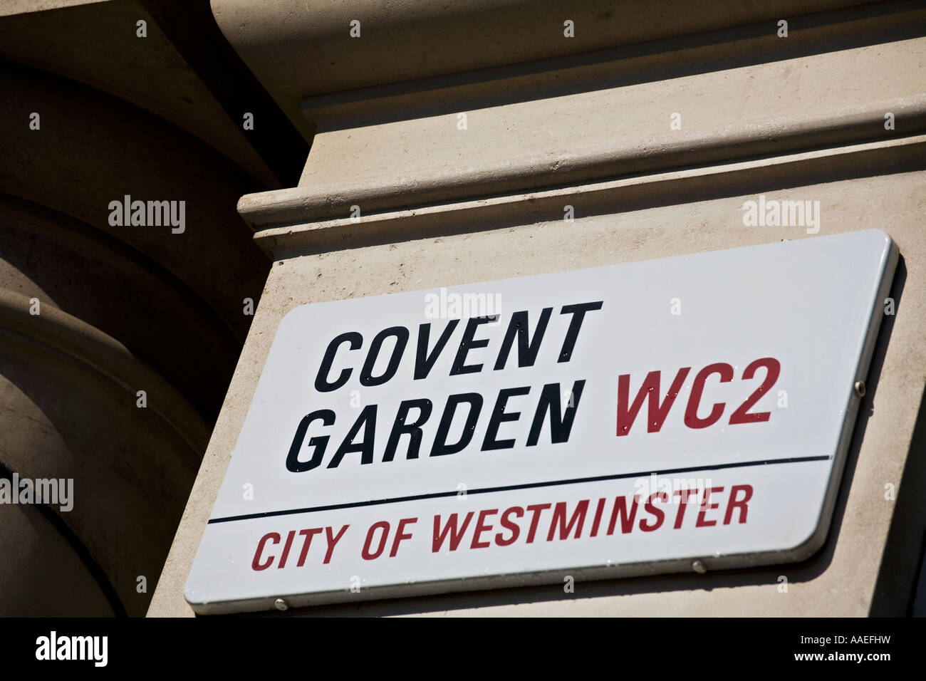 London Covent Garden Street Signs High Resolution Stock Photography and ...