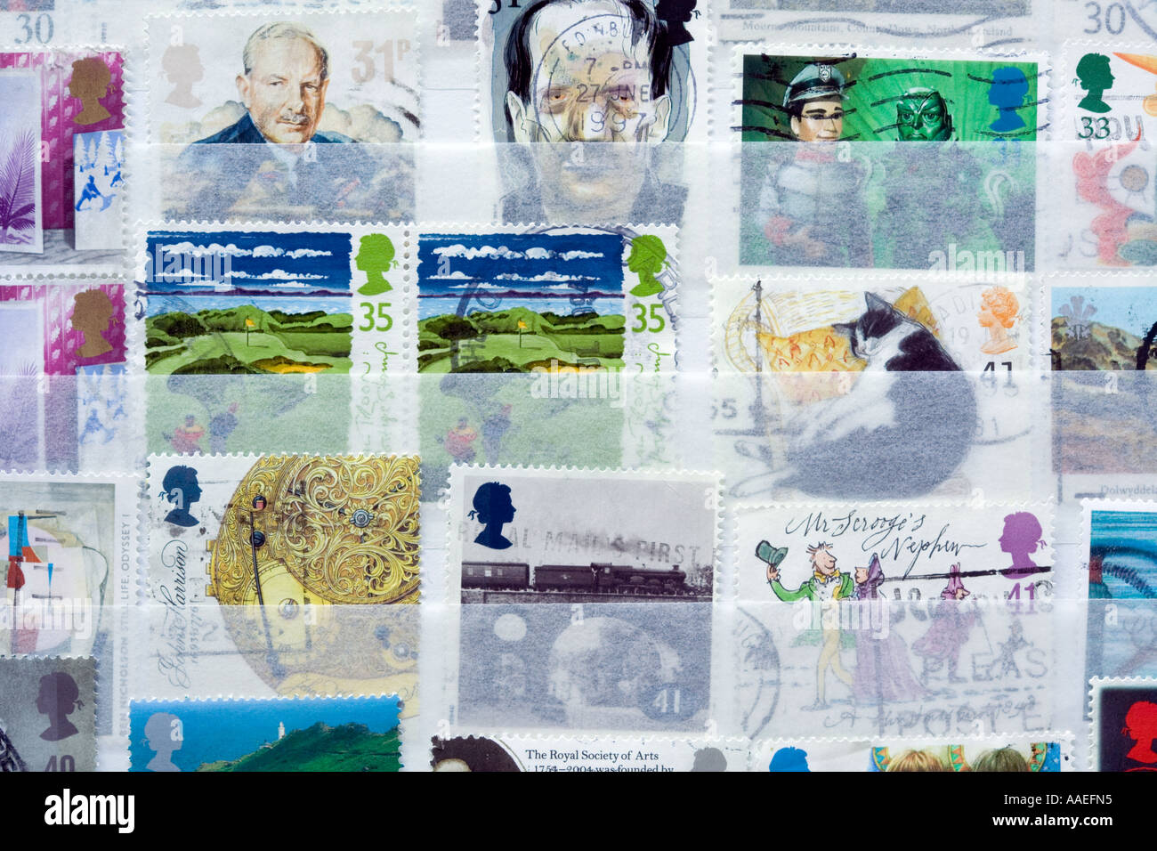 Collect british stamps hi-res stock photography and images - Alamy