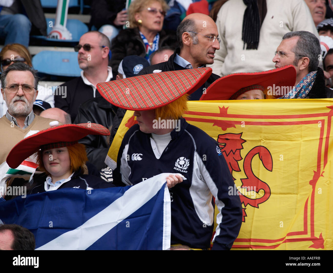 Scottish Rugby Supporters High Resolution Stock Photography and Images ...