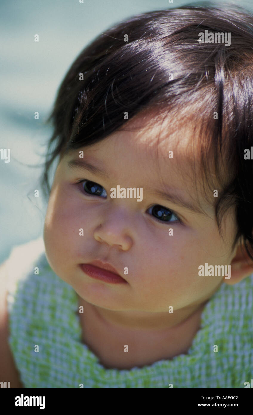 8 month old Filipino-Caucasian baby girl Stock Photo - Alamy