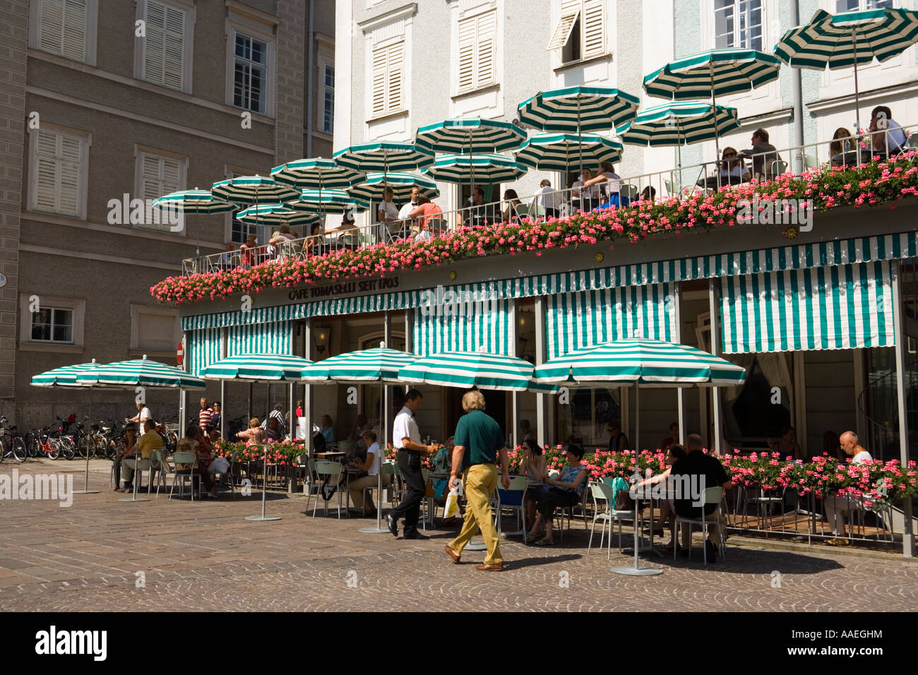 Cafe Tomaselli the oldest original Vienna Cafe of Austria founded 1705 ...