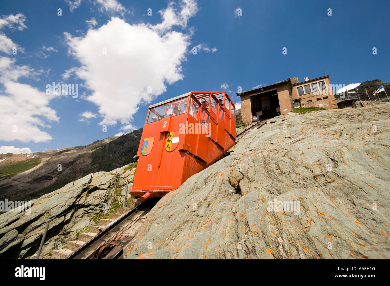 Rack railway to the Pasterze glacier Franz Josephs Hut 2369 m ...