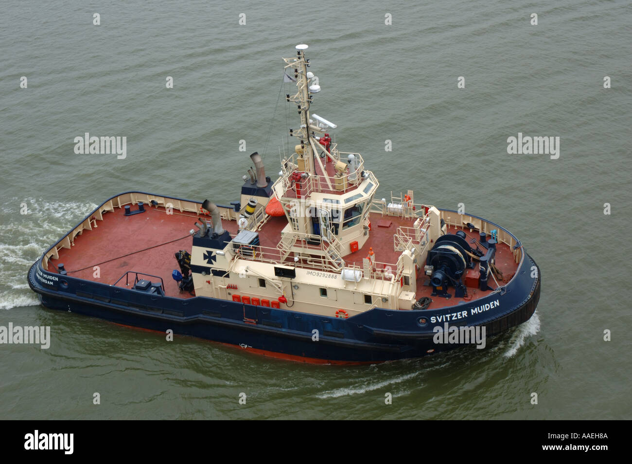 Tug boat in Amsterdam, Netherlands Stock Photo - Alamy