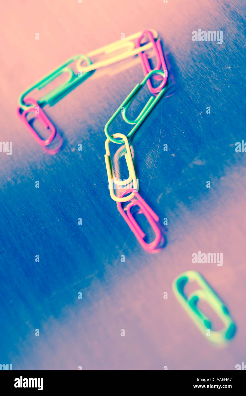 Chain question mark hi-res stock photography and images - Alamy