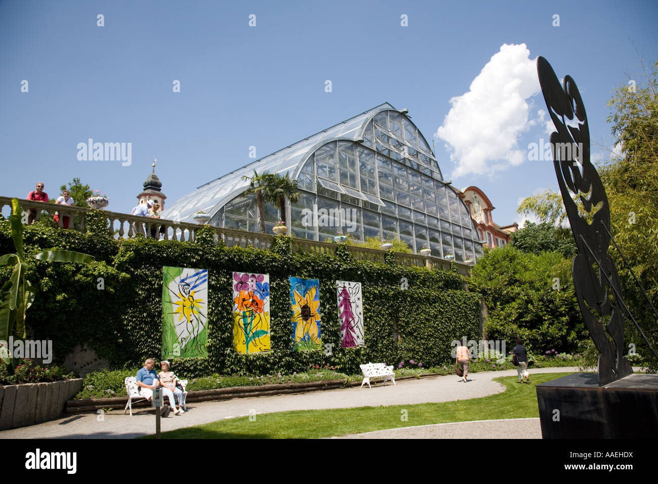 Palm House, Mainau Island, Lake Constance, Germany Stock Photo - Alamy