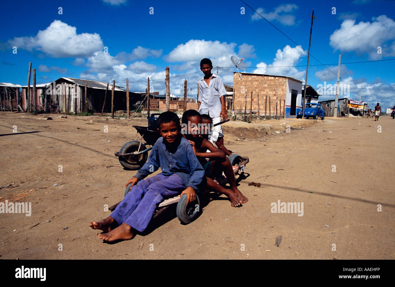 Children playing in slums south hi-res stock photography and images - Alamy